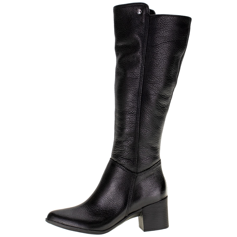 Bota Feminina Cano Alto Bottero - 346903 PRETO - cloviscalcados