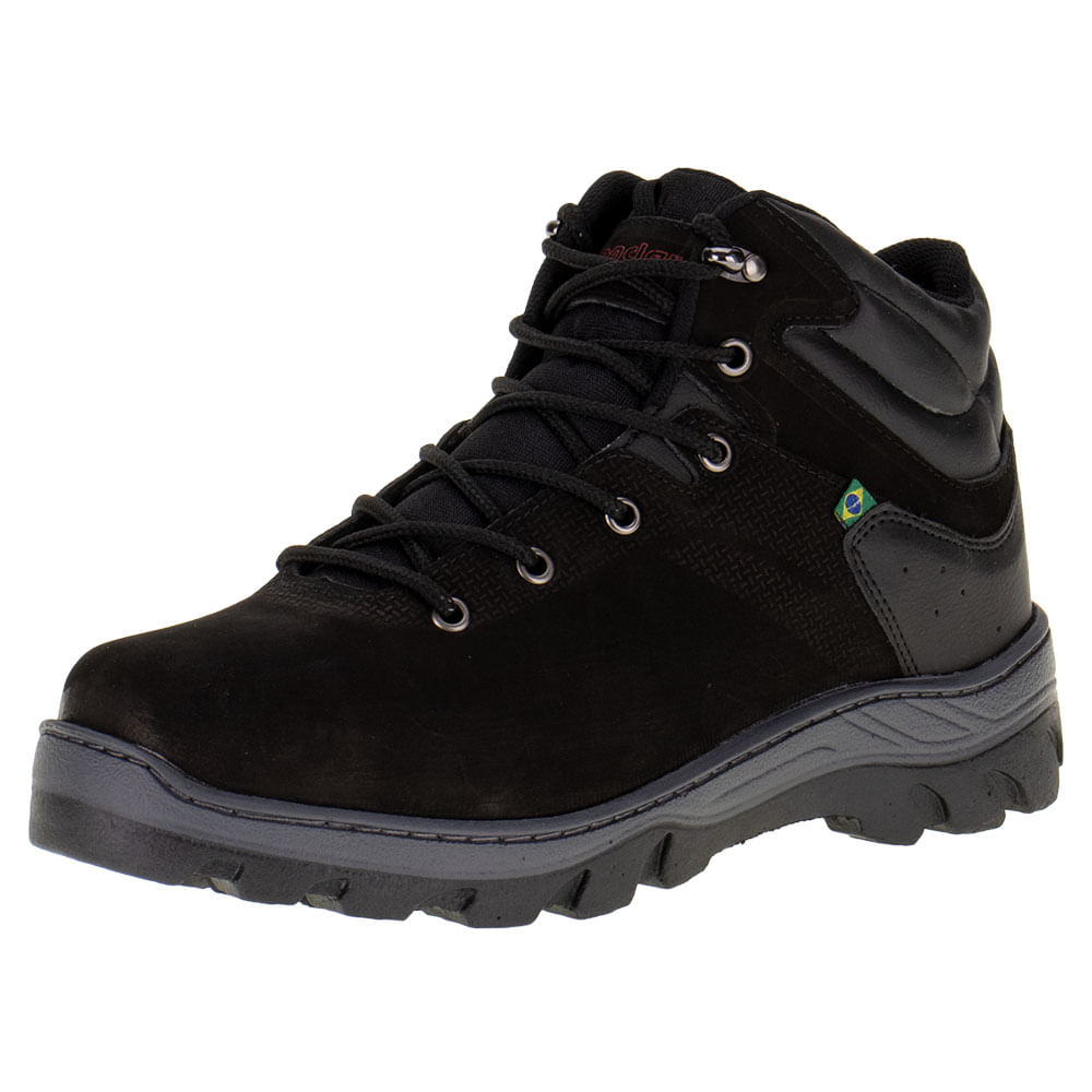 Bota Masculina Adventure Wonder 2048 Preto Cloviscalcados