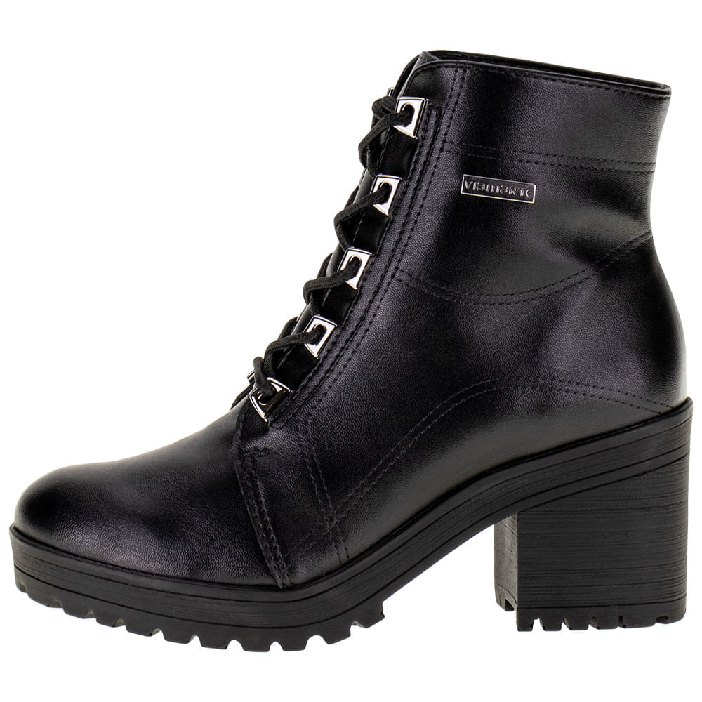 Bota Feminina Coturno Via Marte - 23402 PRETO - cloviscalcados